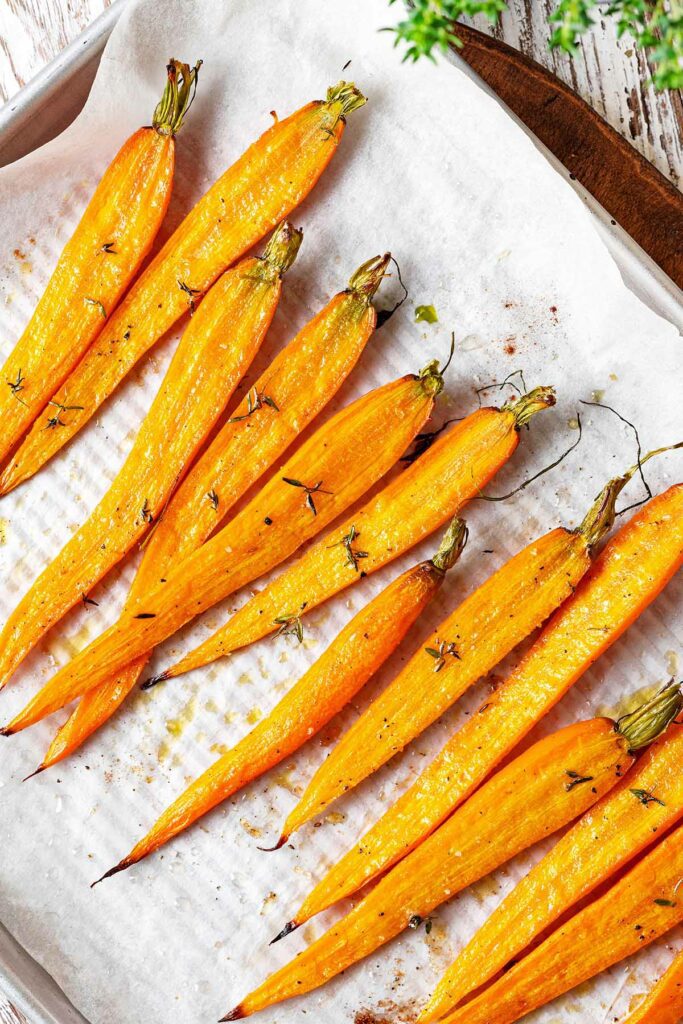 Oven Roasted Baby Carrots