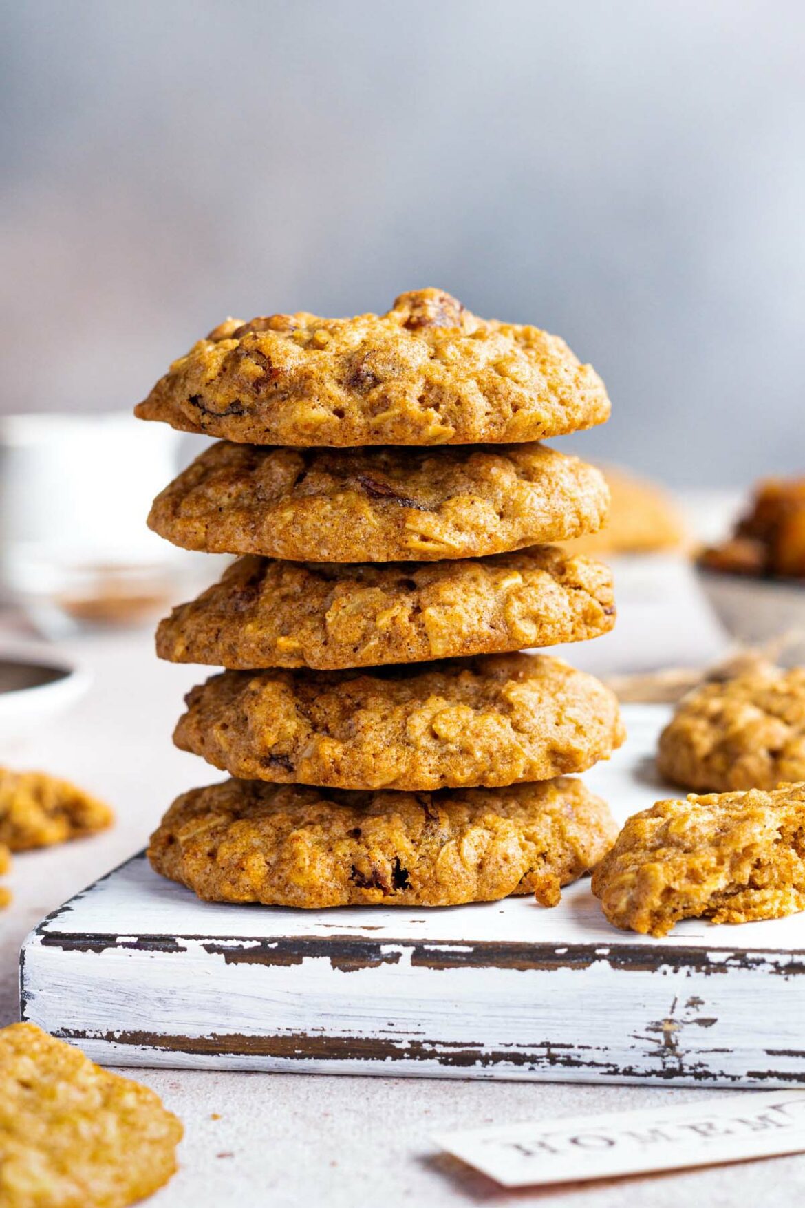 Healthy Oatmeal Raisin Cookies